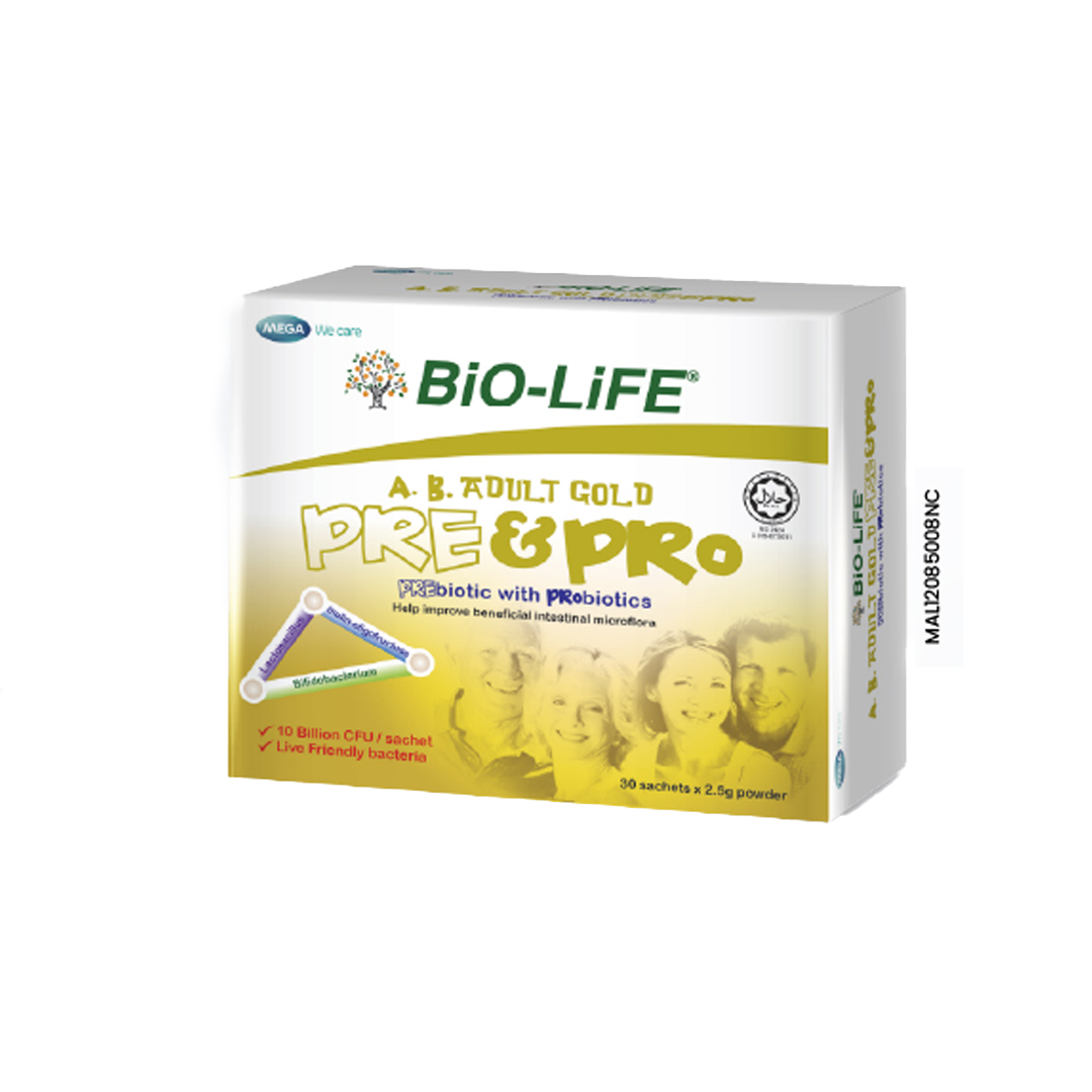 BiO-LiFE A.B. Adult Gold Pre & Pro [ 30 sachets ] – MEGA BiO-LiFE