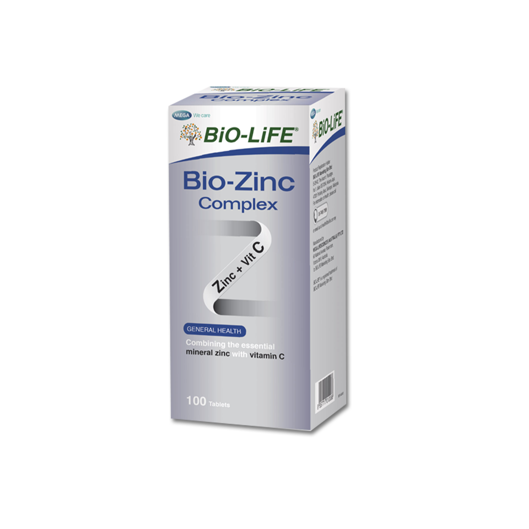 BiO-LiFE Bio-Zinc Complex [ 100 tablets ]