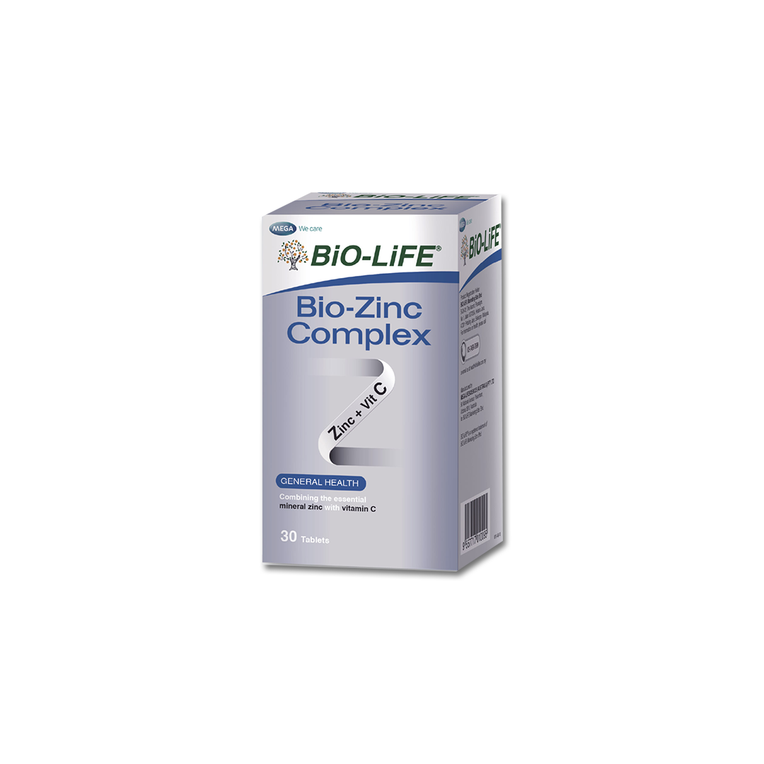 BiO-LiFE Bio-Zinc Complex [ 30 tablets ]