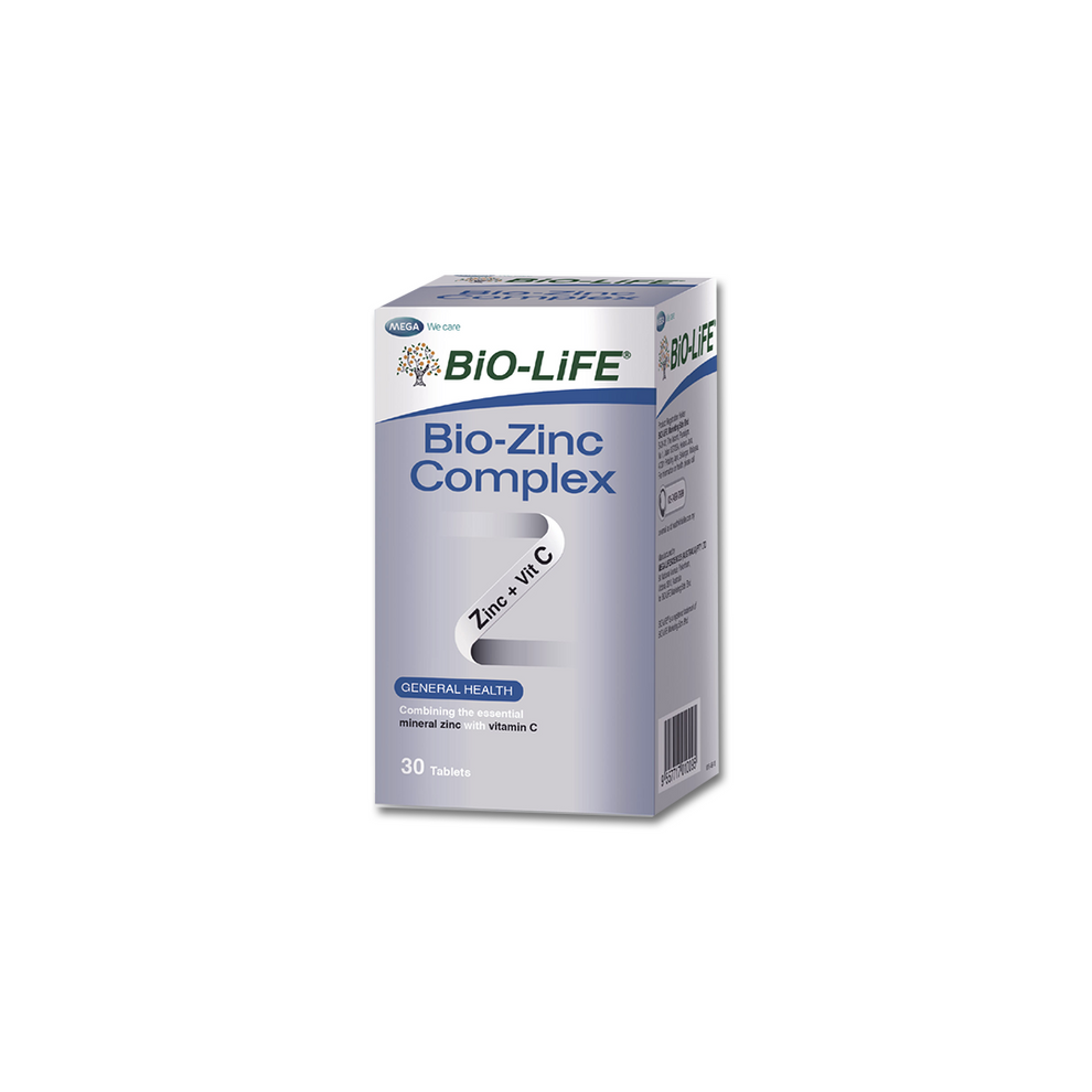 BiO-LiFE Bio-Zinc Complex [ 30 tablets ]