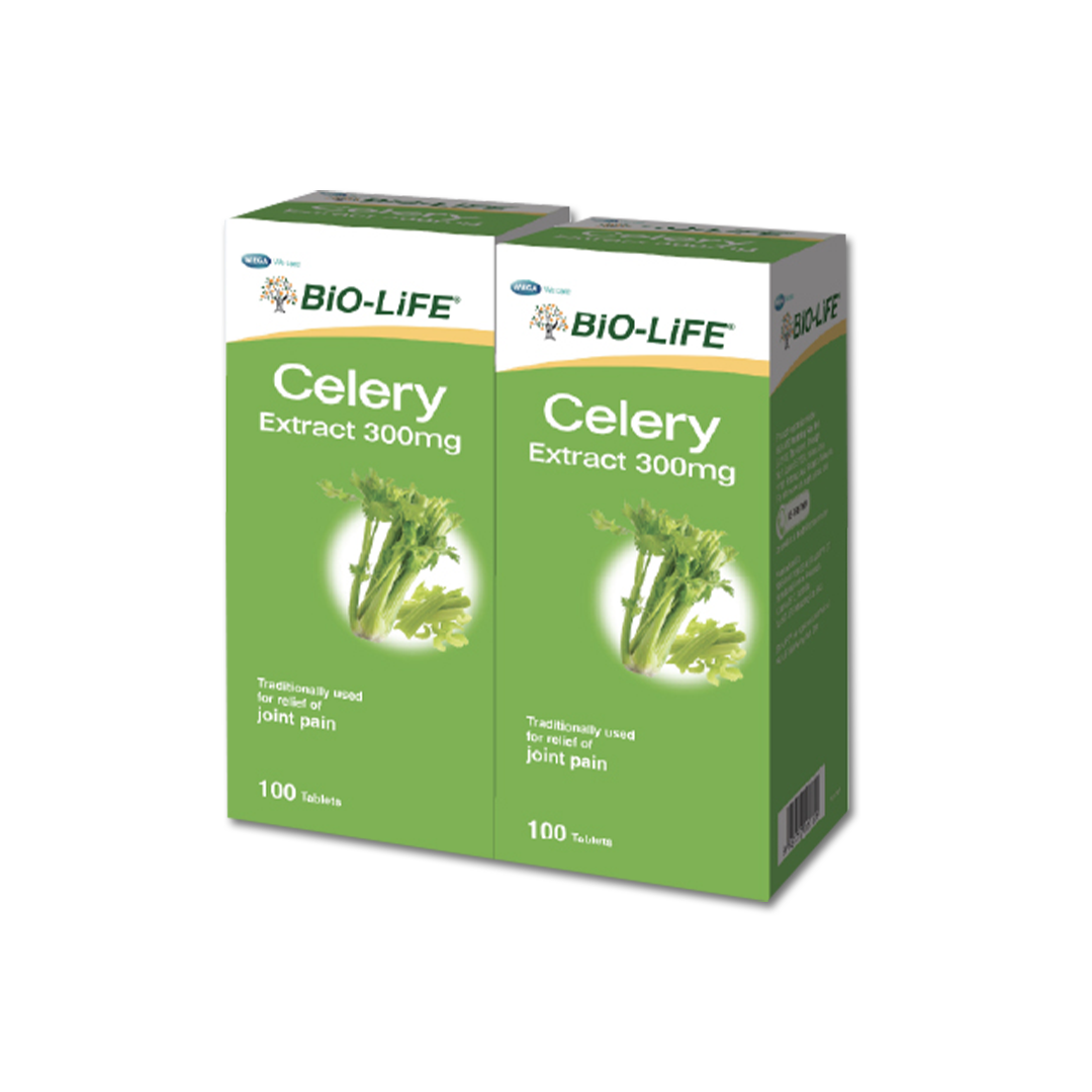 BiO-LiFE Celery Extract 300mg [ 2 x 100 tablets ] – MEGA BiO-LiFE