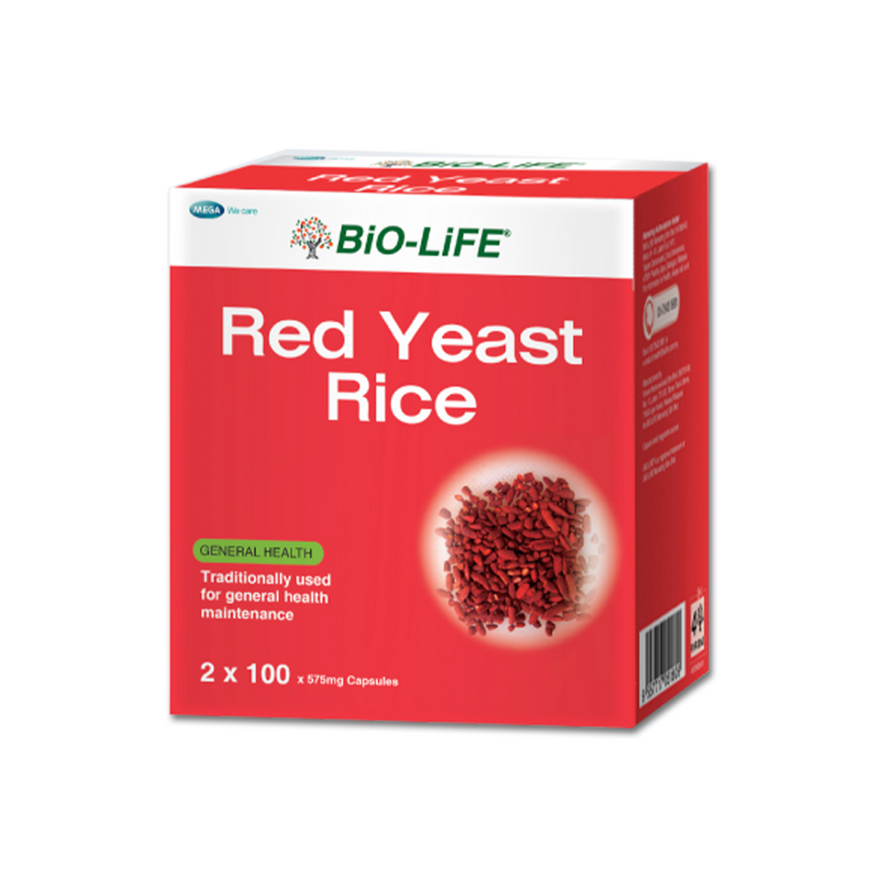 BiO-LiFE Red Yeast Rice [ 2 x 100 capsules ]