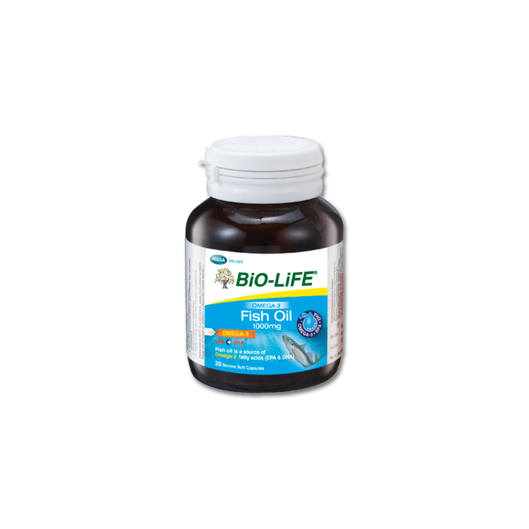 BiO-LiFE Omega-3 Fish Oil 1000mg [ 30 capsules ]