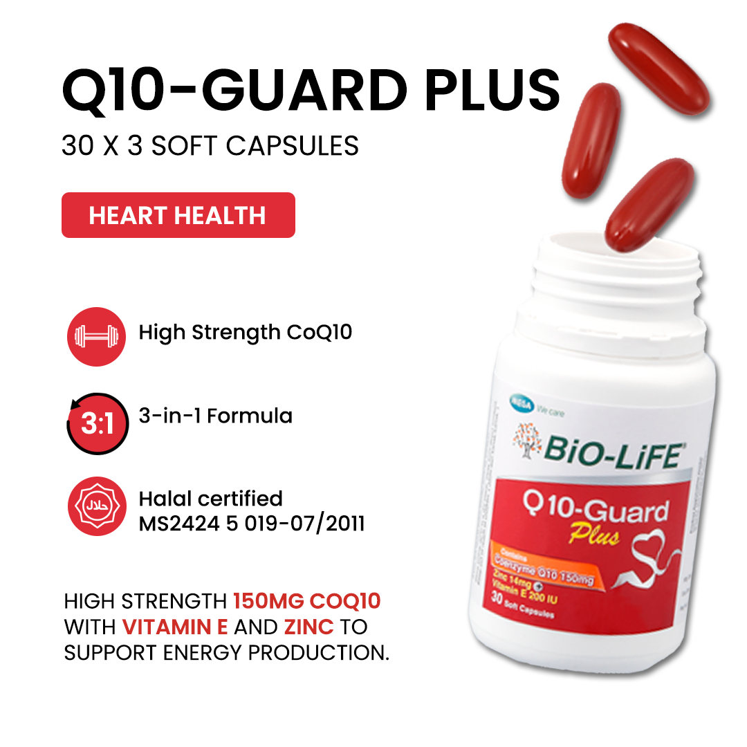 BiO-LiFE Q10-Guard Plus [ 3 x 30 capsules ]